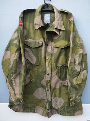 Norway Norwegian Army M75 Camo Field Jacket BDU Cold Weather Jacket | eBay