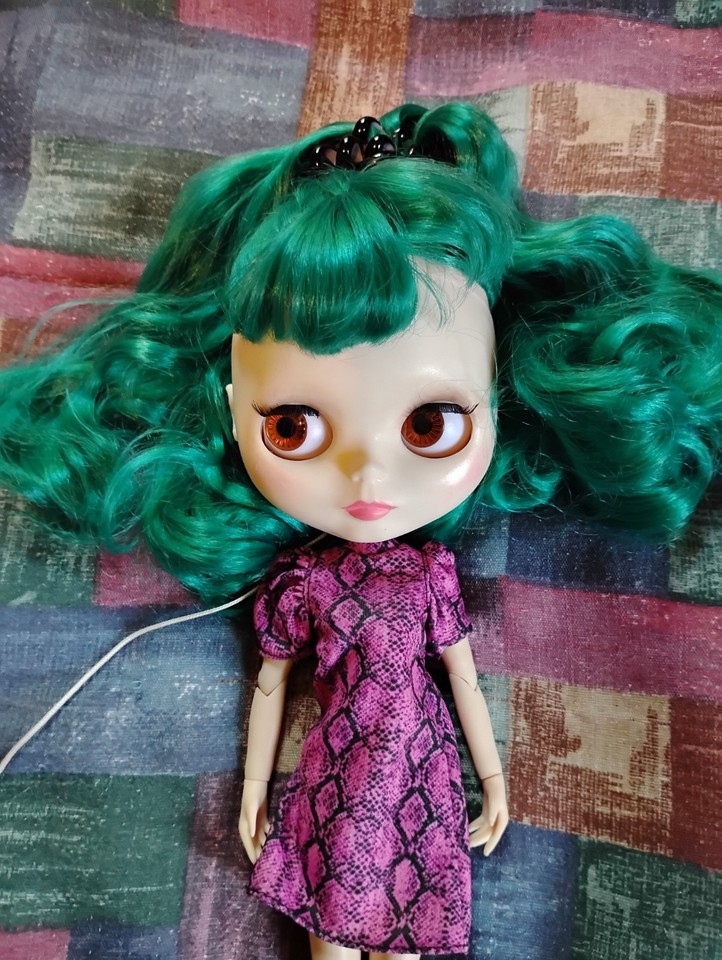 Customized TBL Factory Blythe Doll Jointed Body Teal Hair (Read ...