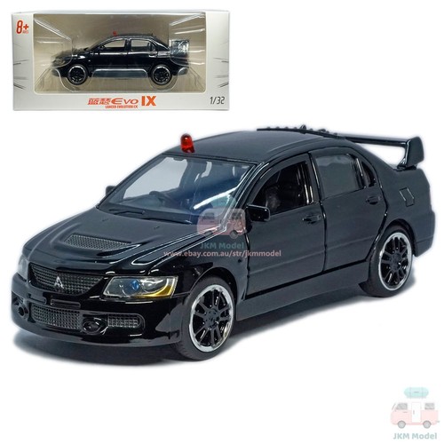 1/32 Mitsubishi Lancer Evo 9 Police Car Model Diecast Vehicle ...