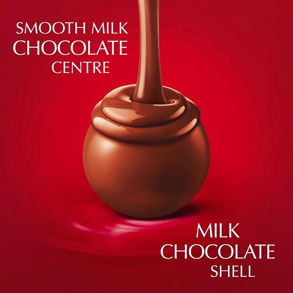Lindt Lindor Milk Chocolate Truffles – 600g Box (Approx. 48 Balls ...