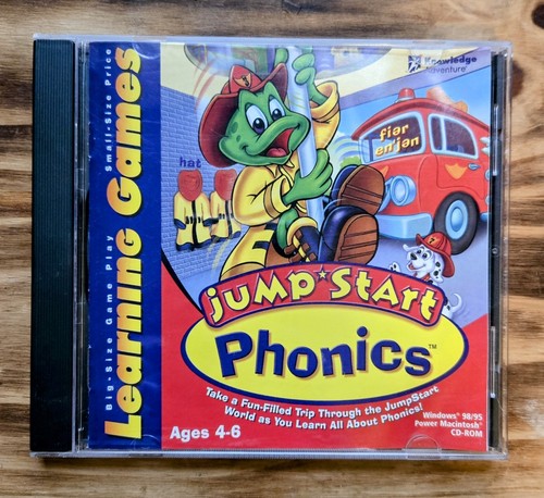 CD ROM Learning Games Jump Start Phonics Ages 4-6 Learn And Play | eBay