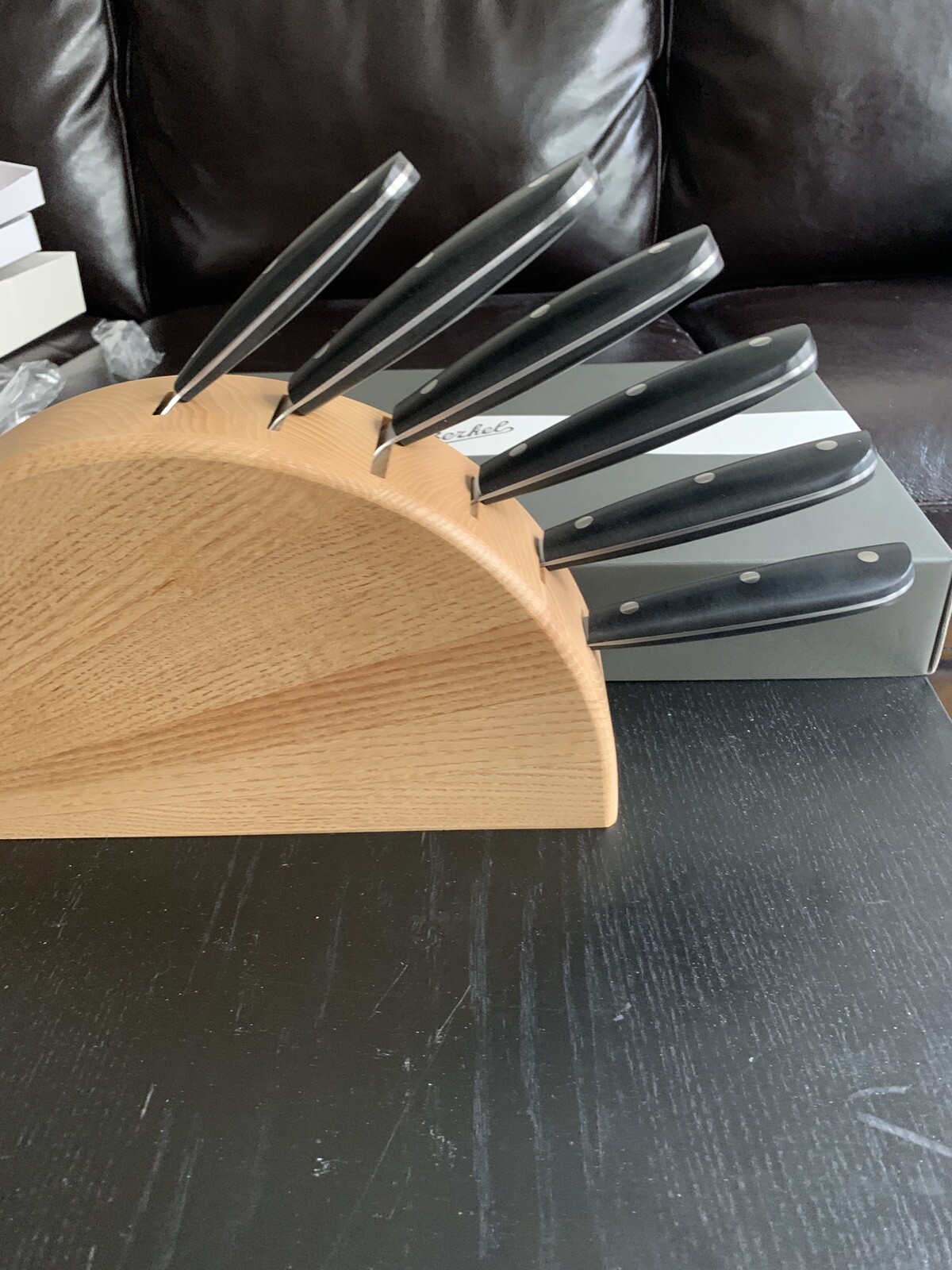 Berkel Knive Set of 6 with block | eBay