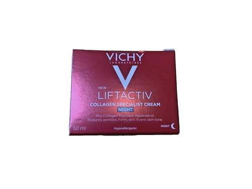 New Vichy Liftactiv Collagen Specialist NIGHT Cream 50 ml Reduce ...