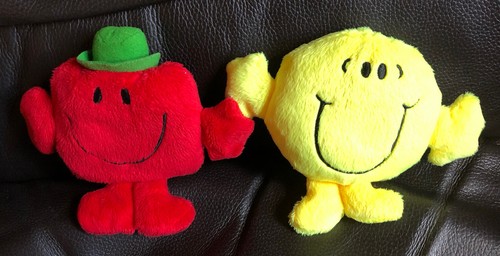 Persil Mr Men Mr Happy & Mr Strong Soft Toy/plush | eBay UK