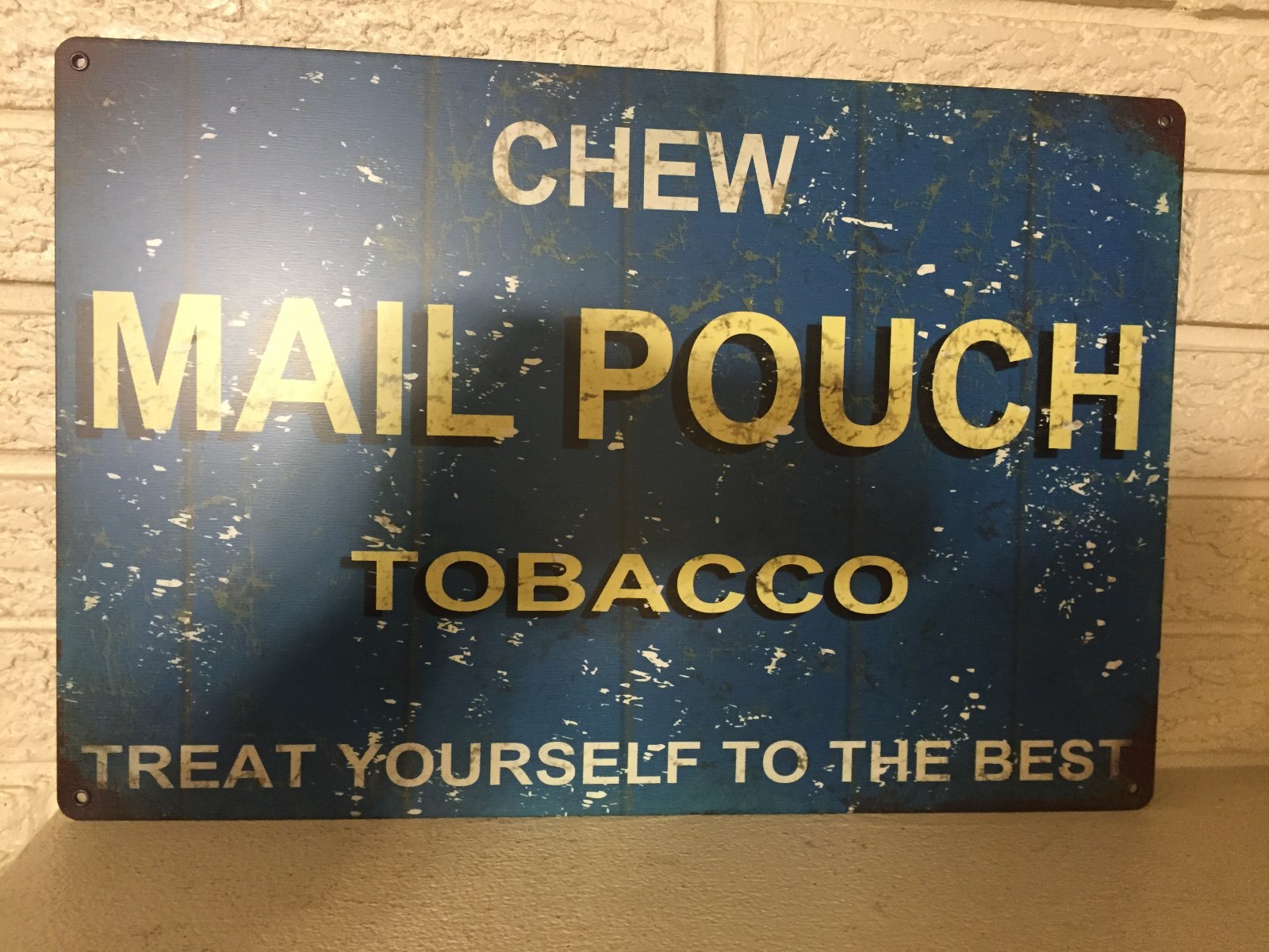 Chew Mail Pouch Tobacco Sign Aluminum Sign New Size 18"x12" | eBay