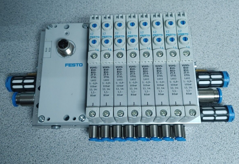 FESTO VTUG VTUG-10-VRPT-B1T-Q8-U-Q4S-4JTU4J VALVE TERMINAL NEW!! WOW ...