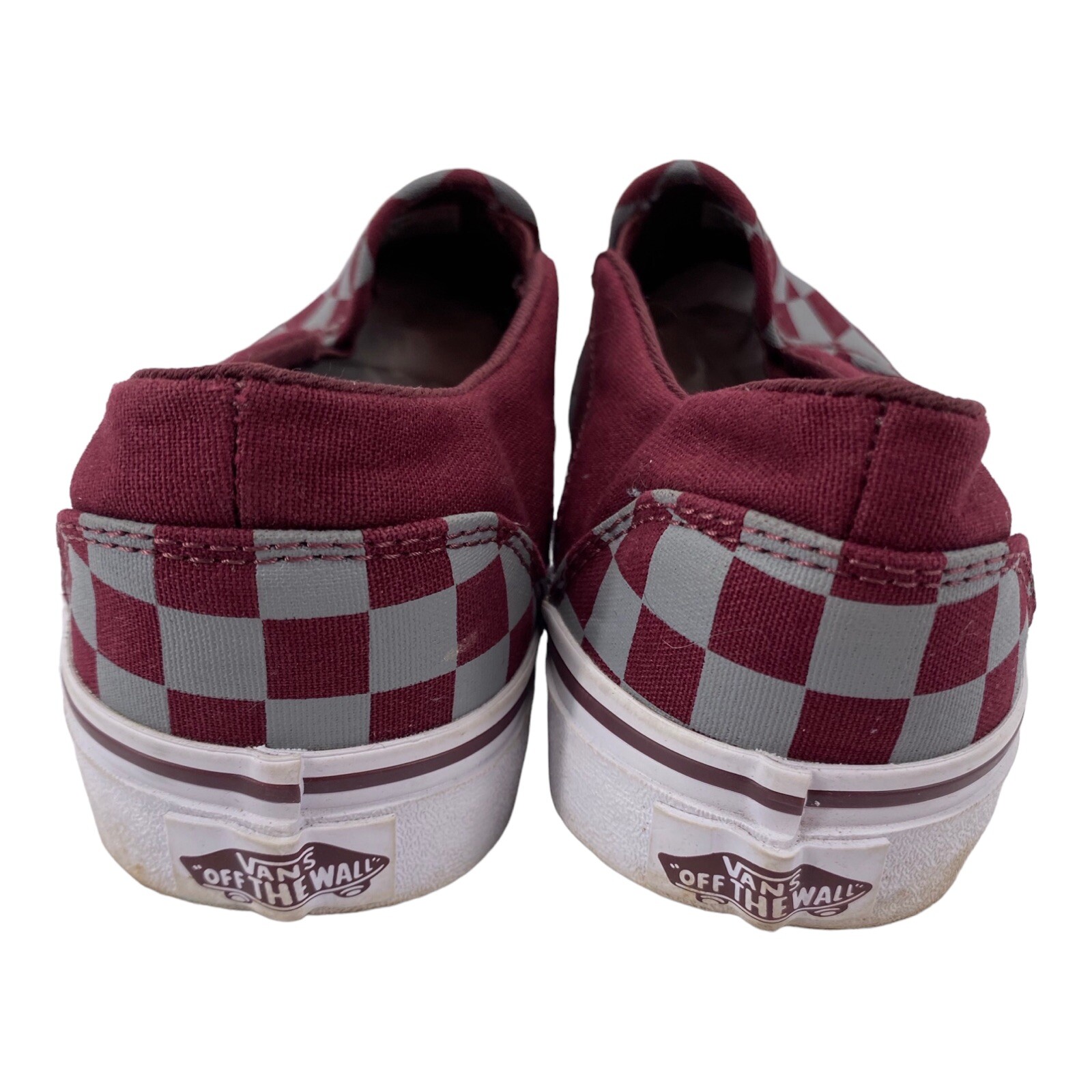 VANS WOMANS 7.5 CHECKER BOARD CLASSIC SLIP-ON SKATE S… - Gem