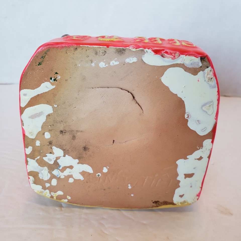 Asian Wealth Earth Land God Statue Set Vintage Caishen Tu Di Gong 8 ...