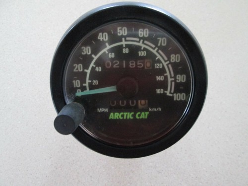 Vintage 1980's Arctic Cat Snowmobile Speedometer Speedo Gauge 2,185 on ...