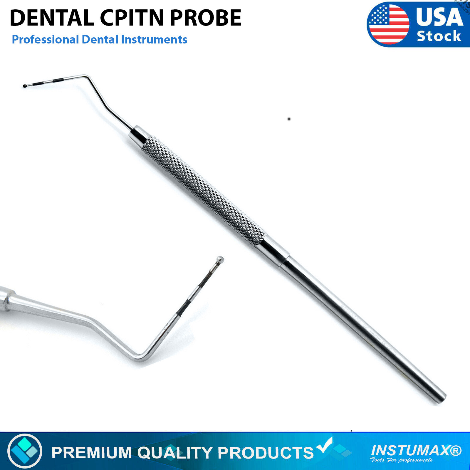 CPITN Color Coated Dental Probe Periodontal William Michigan Tool New ...