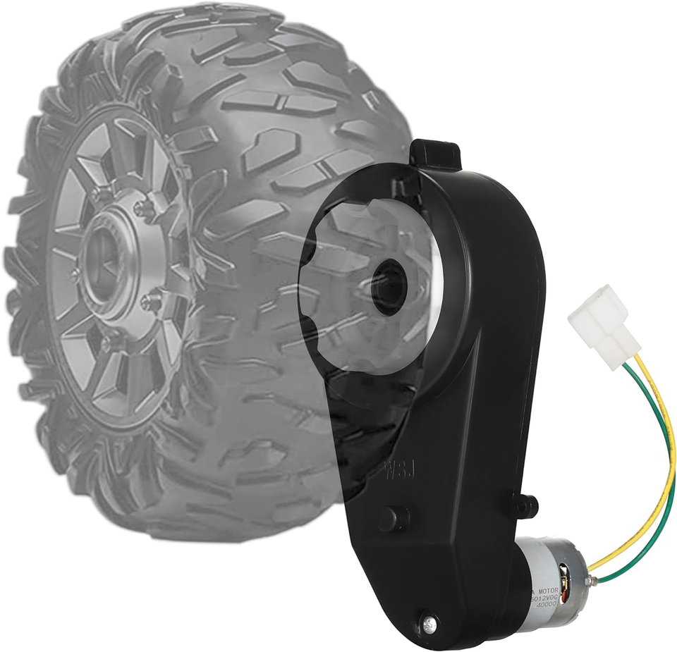 2Pcs 24V 40000RPM Kids Ride On Car Gearbox Motor Power Wheels Upgrade ...