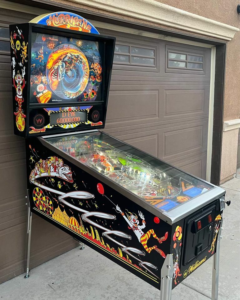 Hurricane Pinball Playfield