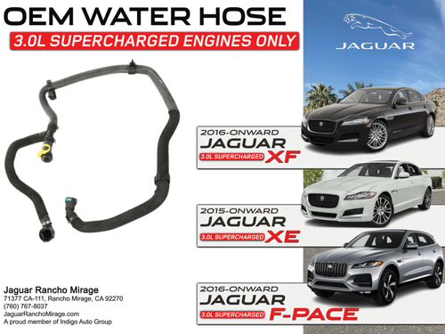 Genuine Jaguar Factory OEM Water Hose for 3.0L SUPERCHARGED ENGINES ...