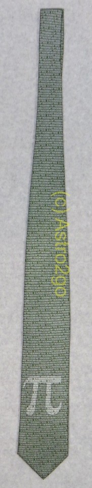 Pi TO THE 50TH DECIMAL-MATH GEOMETRY NERD TEACHER Wild Ties Microfiber ...