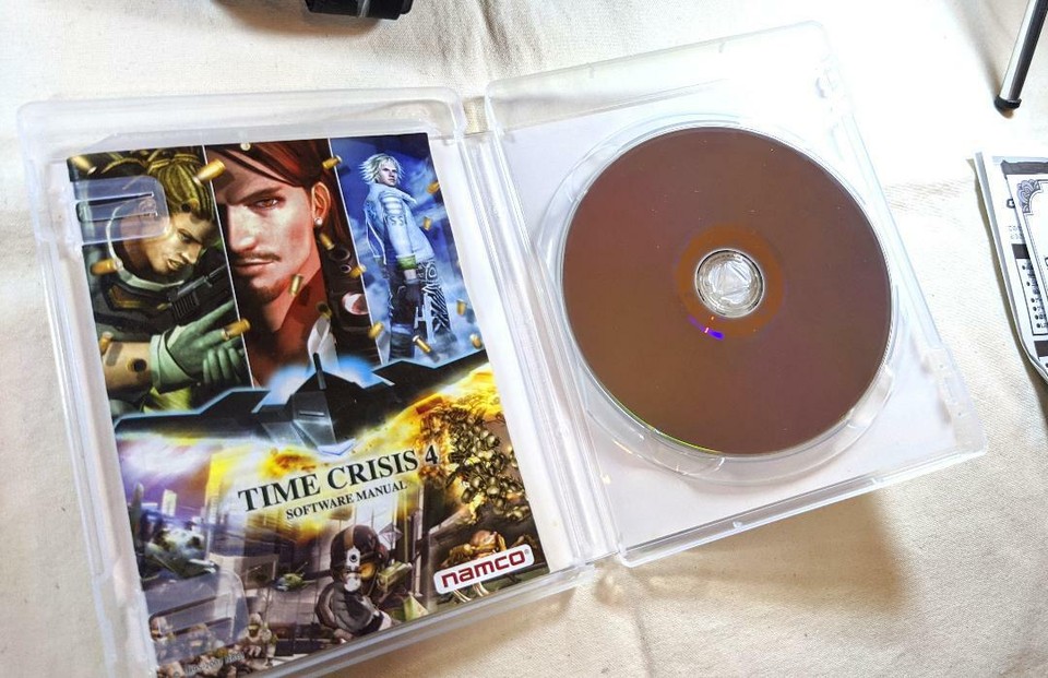 PS3 TIME CRISIS 4 + Guncontroller GUNCON 3 Set Box | eBay UK