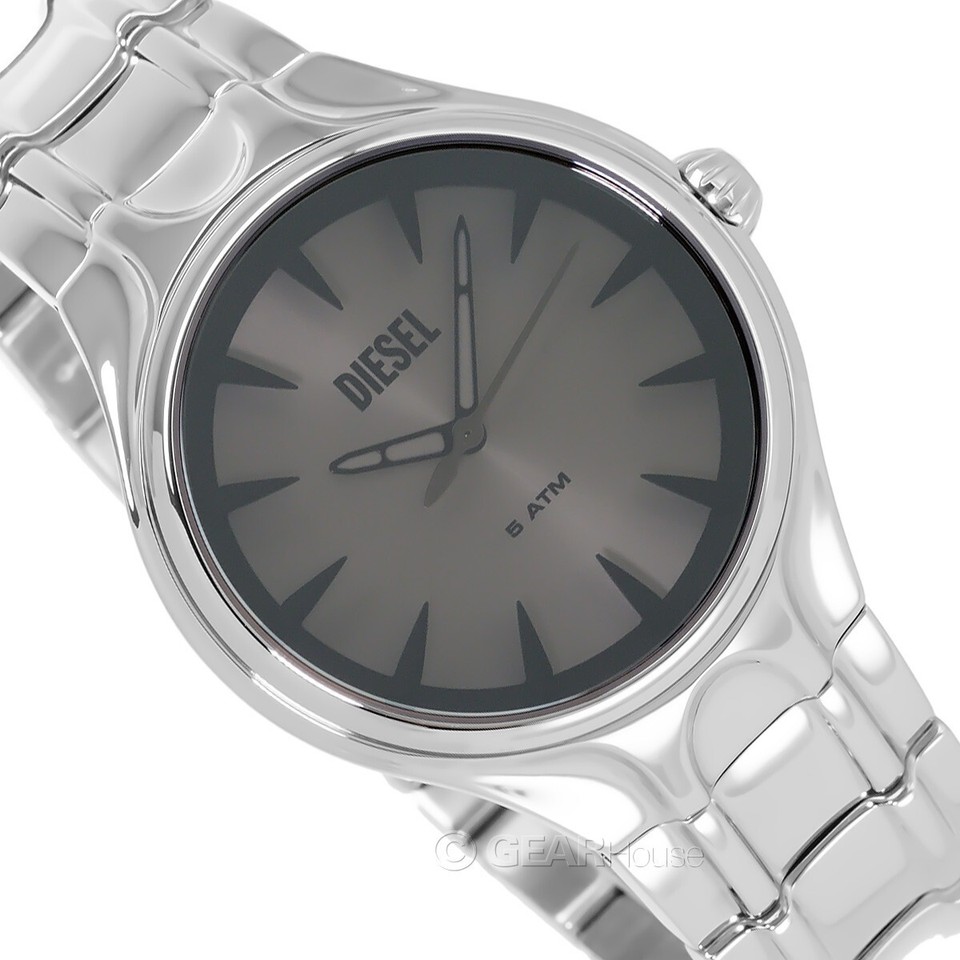 DIESEL Metamorph Streamline Mens Watch, Chrome Silver Stainless Steel ...