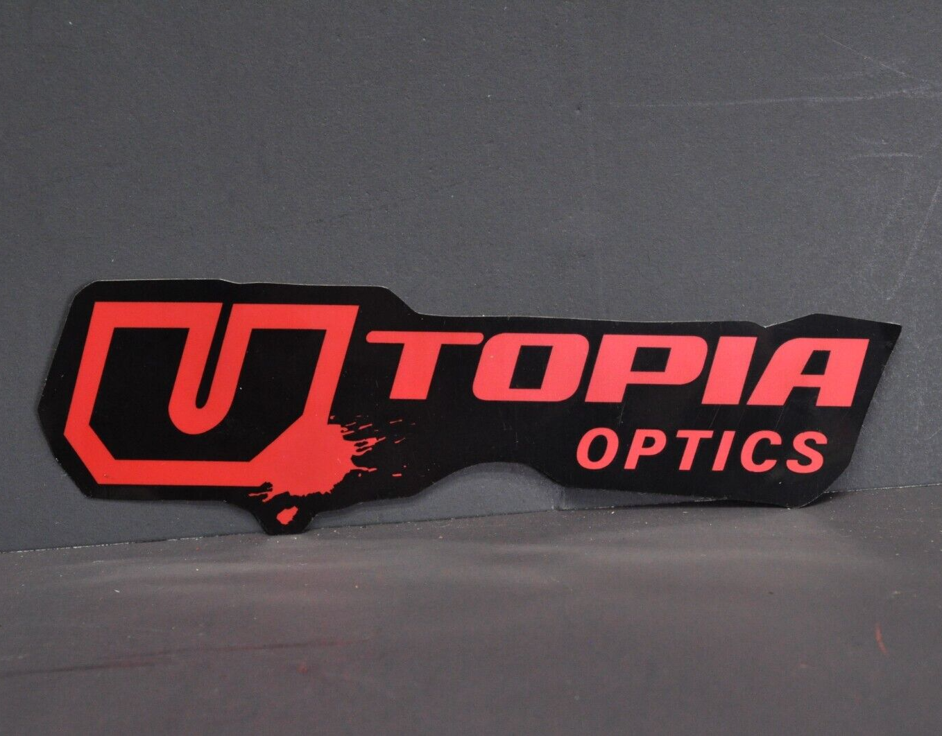 Vintage 90s Utopia Optics Decal Sticker Surf Skate Motocross MX 6 1/2 ...