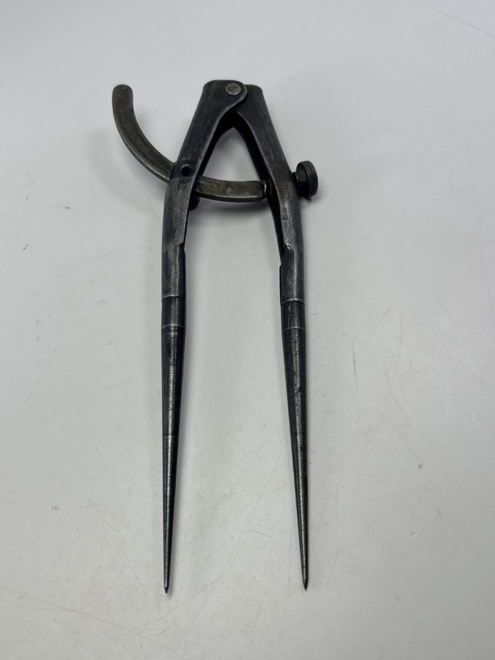 Vintage Black Stanley 41-007 Divider Compass Machinist Carpenter Tool ...