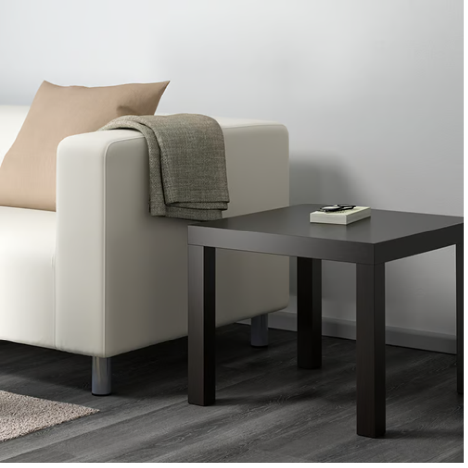 Side Table for Living Room Coffee Laptop Square Small Bedside Bedroom ...