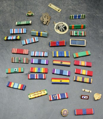 LOT OF US ARMY CHEST RIBBONS MEDALS WW2 VIETNAM (C32) | eBay