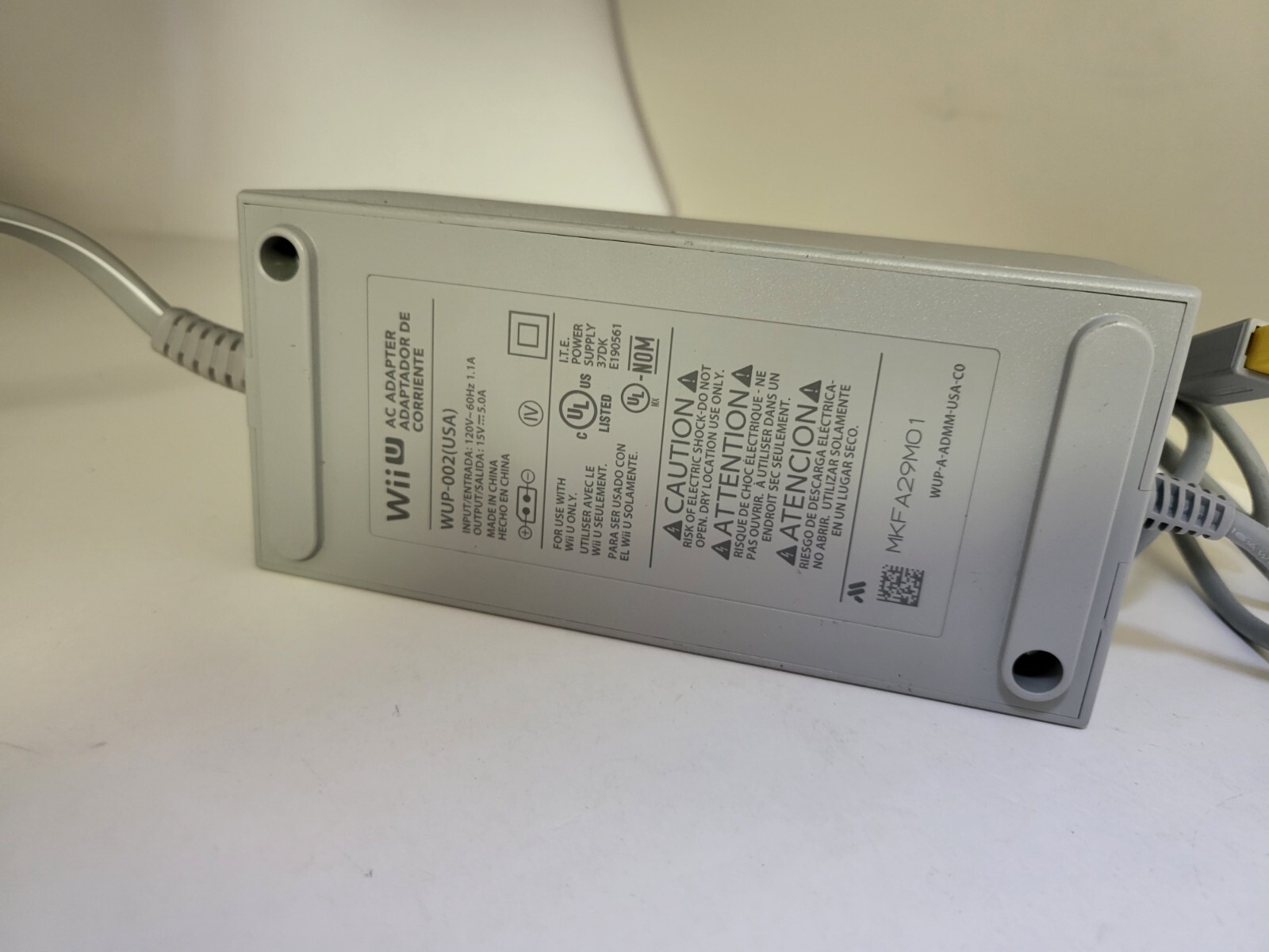 Official (USA) OEM Original Nintendo Wii U WUP-002 AC Adapter Power ...