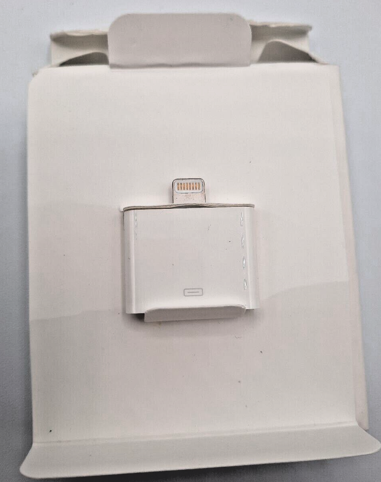 Genuine Apple Lightning 30-pin Adapter Md823zm/A IPHONE AUTHENTIC New ...