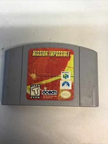 Mission: Impossible (Nintendo 64, 1998) Authentic N64 - Tested FREE ...