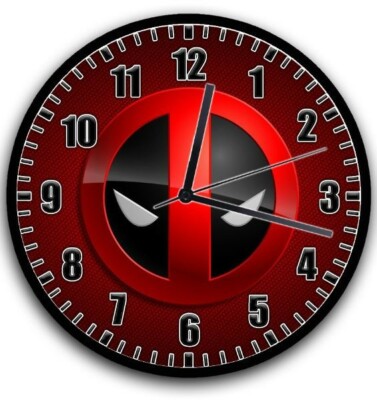 DEADPOOL WALL CLOCK 22cm diameter room art room decor New | eBay