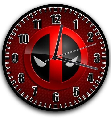 DEADPOOL WALL CLOCK 22cm diameter room art room decor New | eBay