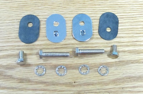 1955-56-1957 Chevy Door Window Track Adjuster Cover Plate Kit | USA ...