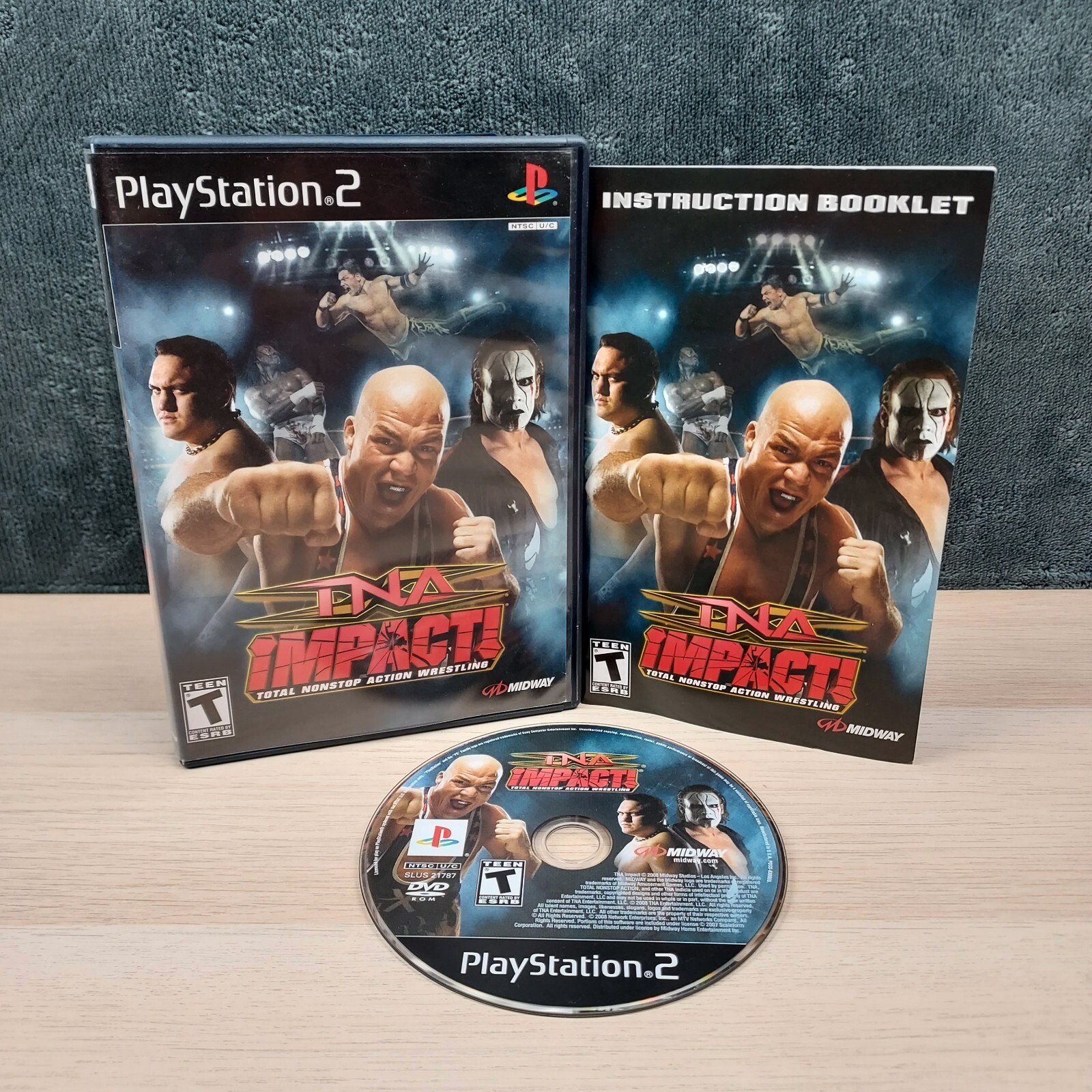 TNA Impact - Playstation 2 (PS2) - Fully Tested, Complete CIB ...
