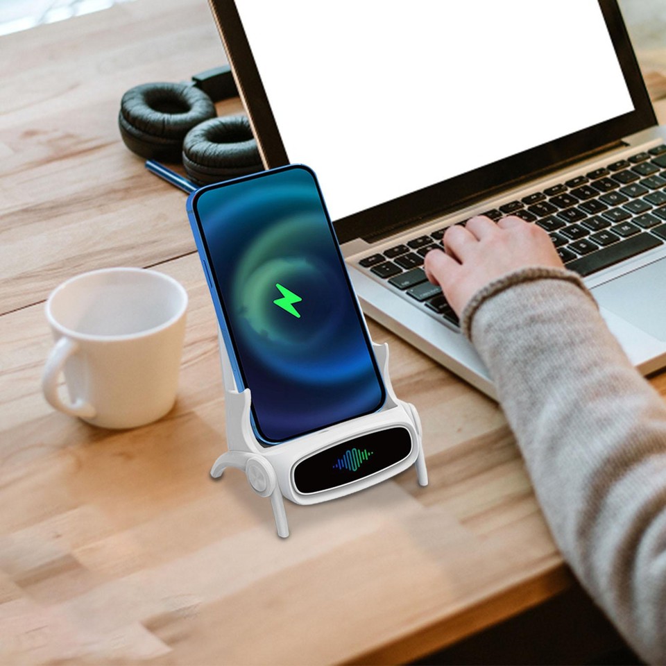 Wireless Charger Stand Mini Chair 66W Charging Holder for Cell Phone ...