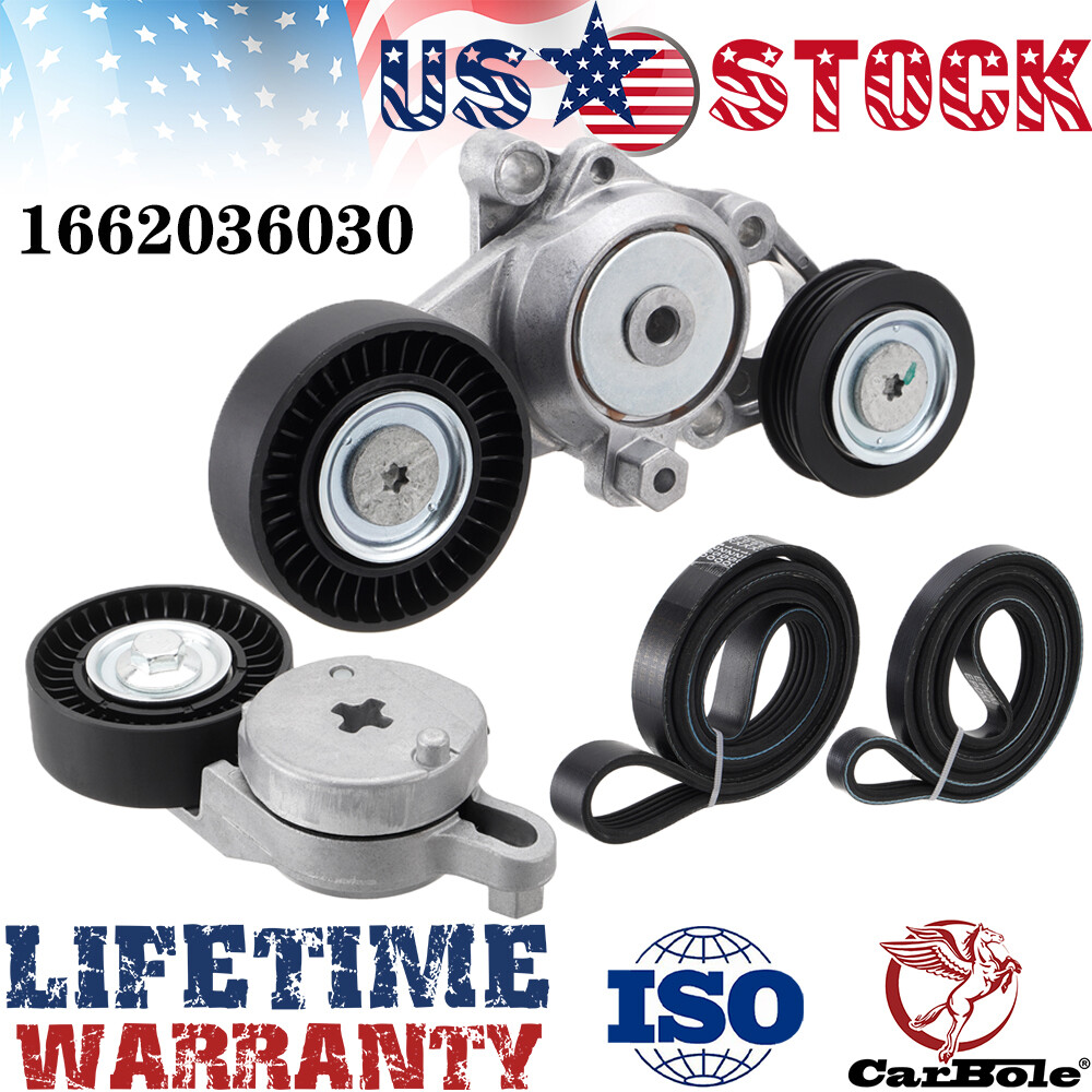 Belt Tensioner Pulley Assembly + Belt 1662036030 For Toyota Camry 2010 ...