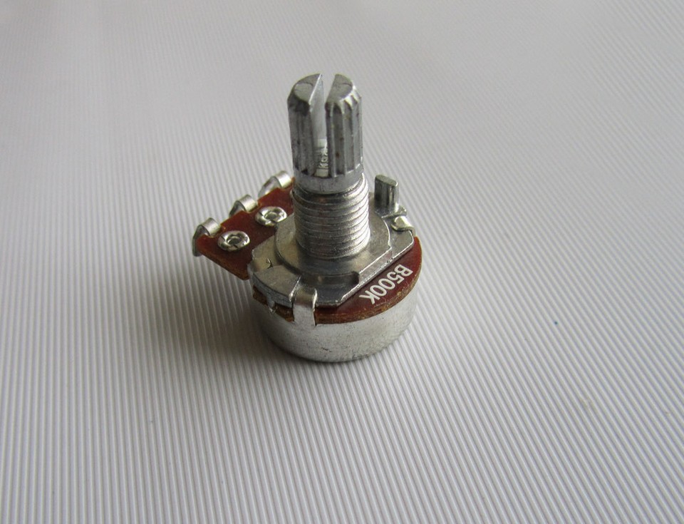 10x Linear 500K Electric Guitar Mini Pots Short Split Shaft ...