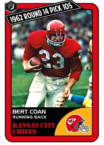 ACEO BERT COAN KANSAS CITY CHIEFS CUSTOM HAND MADE ART CARD | eBay