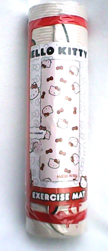 Hello Kitty Sanrio Exercise Yoga Stretch Red Mat 24"W×68"L 10mm W ...