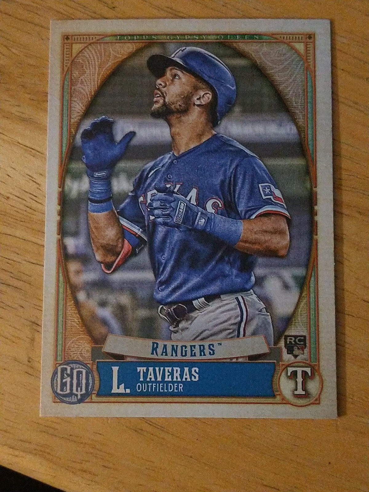 2021 Topps Gypsy Queen #157 LEODY TAVERAS Texas Rangers ROOKIE CARD RC ...