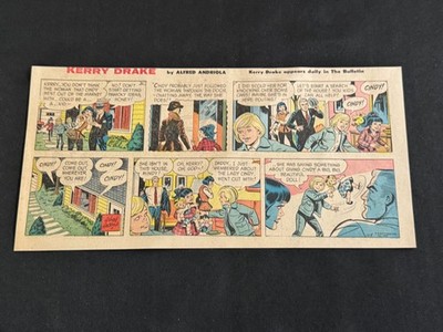 #06 KERRY DRAKE by Alfred Andriola Sunday Third Page Strip November 5 ...