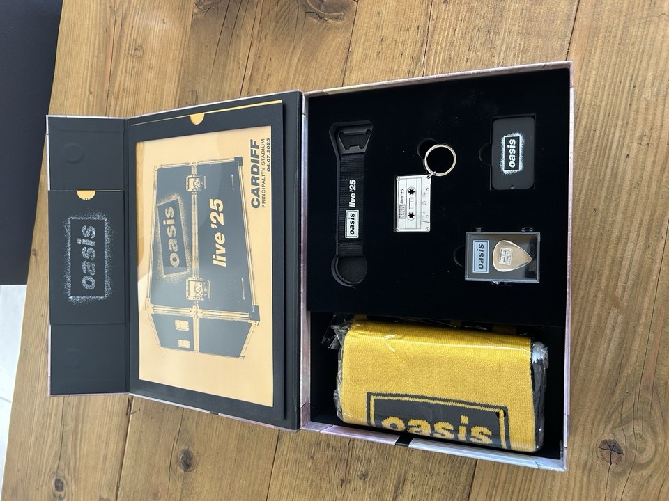 OASIS Live '25 VIP Exclusive Merch Box - Cardiff Opening Night 2025 ...