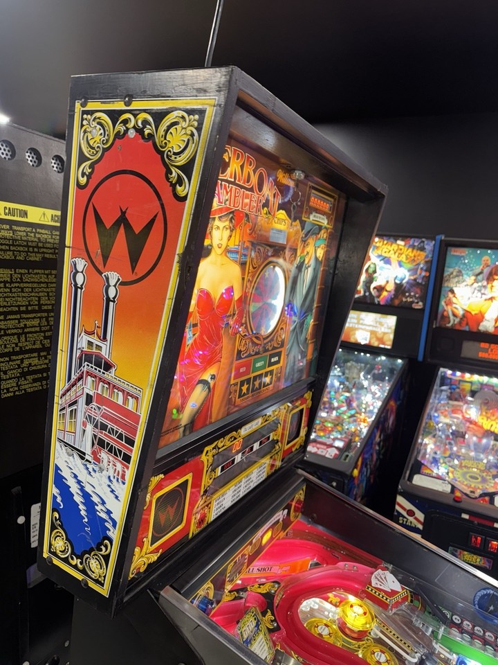 Riverboat Gambler Pinball Williams 1990 LEDS Orange County Pinballs ...