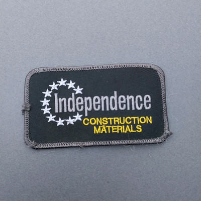 Independence Construction Materials 4.5"x2.5" Sew On Patch | eBay