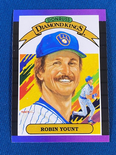 1989 Donruss Robin Yount Diamond Kings Baseball Card #5 MINT Milwaukee ...