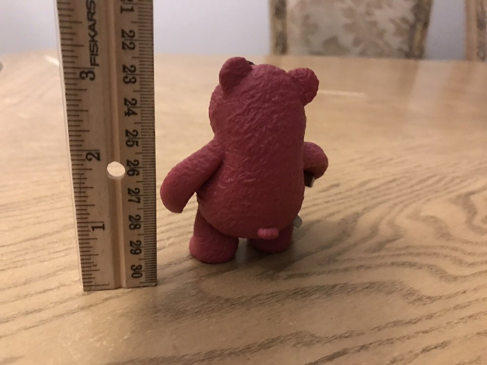 Disney Pixar Toy Story 3 Lotso Pink Bear PVC Figure 3.25" Cake Topper ...