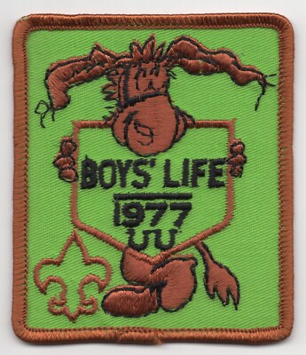 Vintage Original 1977 Boy Scouts Boys' Life UU Official Pedro Patch 3x3 ...