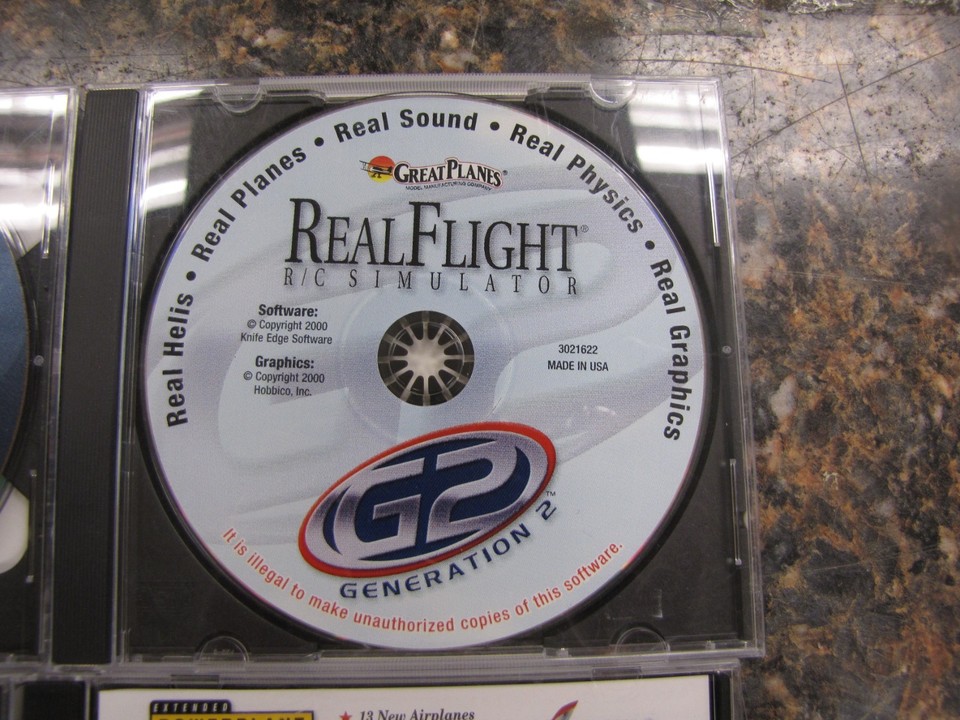 Lot (9) Great Planes RealFlight R/C Simulator & Add-Ons Software CD ...
