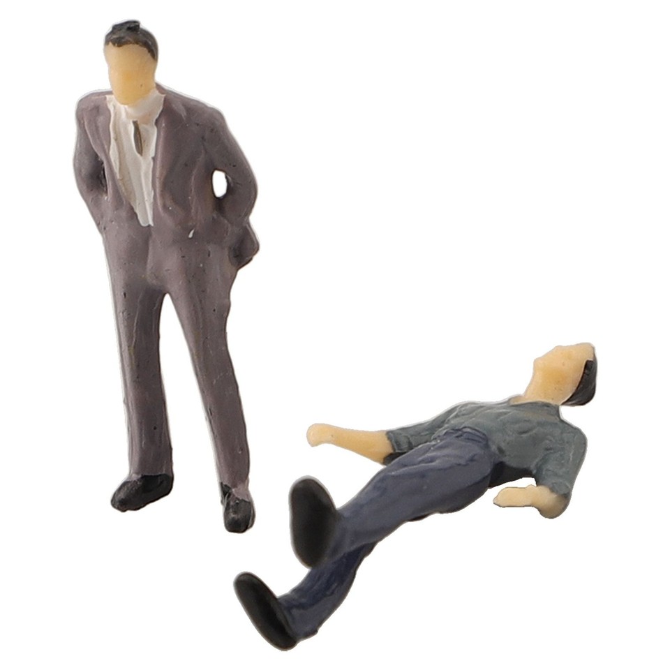 130 Pcs O Scale 148 Painted Figures People Passenger For O Gauge Model ...