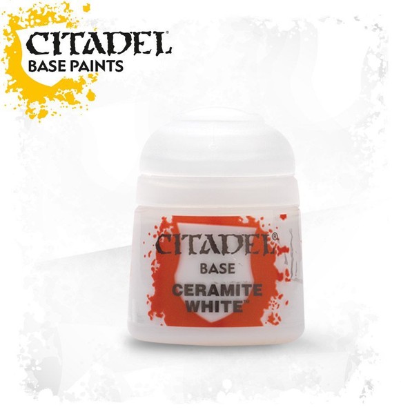 Ceramite White Citadel Base Paint 40k Warhammer Games Workshop Color ...