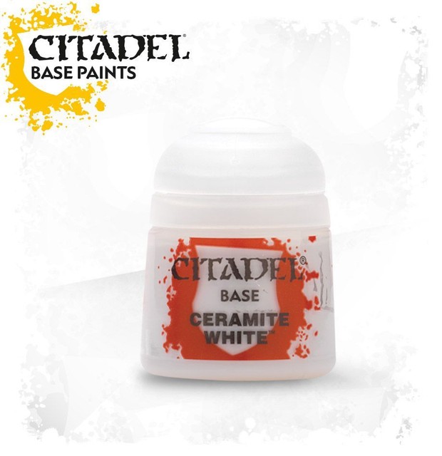Ceramite White Citadel Base Paint 40k Warhammer Games Workshop Color ...
