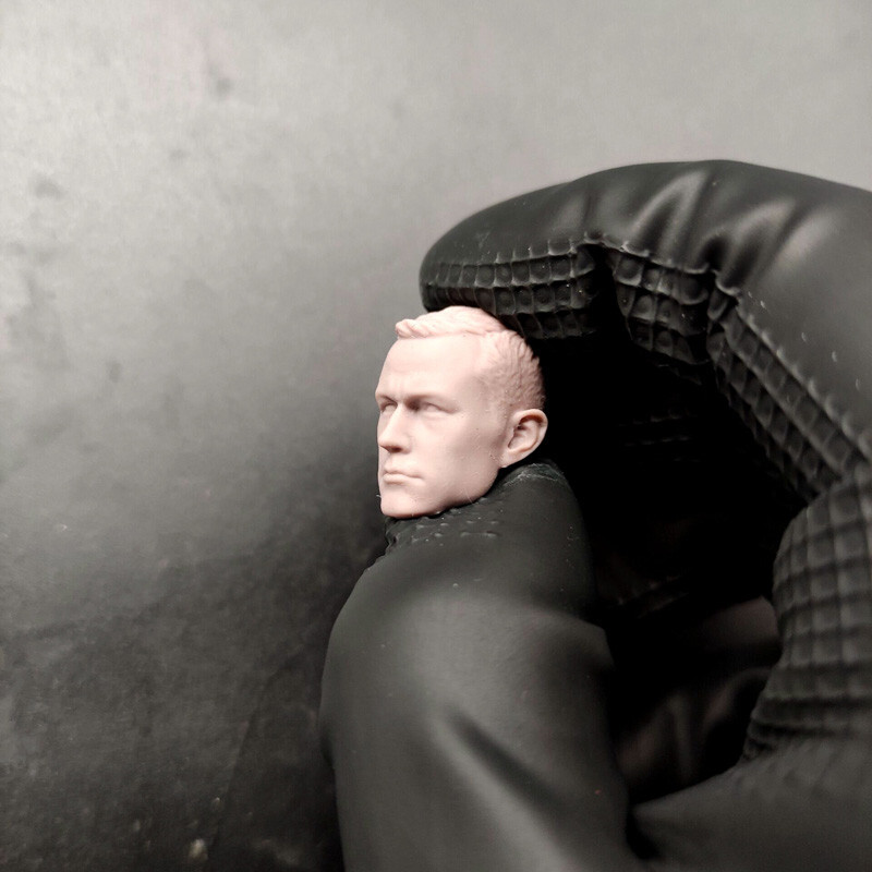 1/10 Scale Man Police Yohan Blake Head Sculpt Unpainted Fit 7" Neca ...
