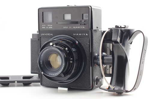 [Exc+5] Mamiya Press Universal Black Film Camera 100mm F3.5 Lens 6x9 ...